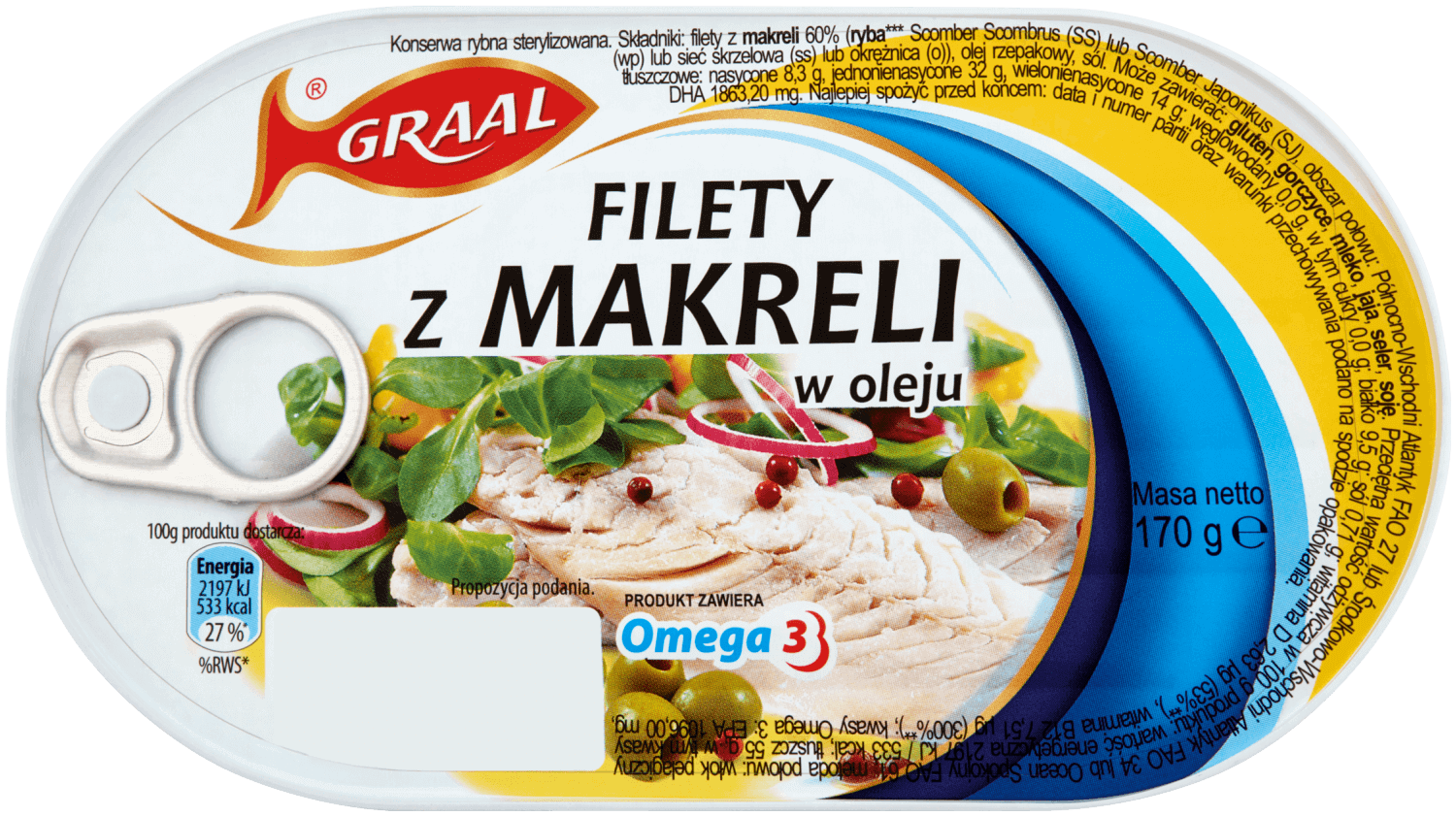 Filety z makreli w oleju | Graal