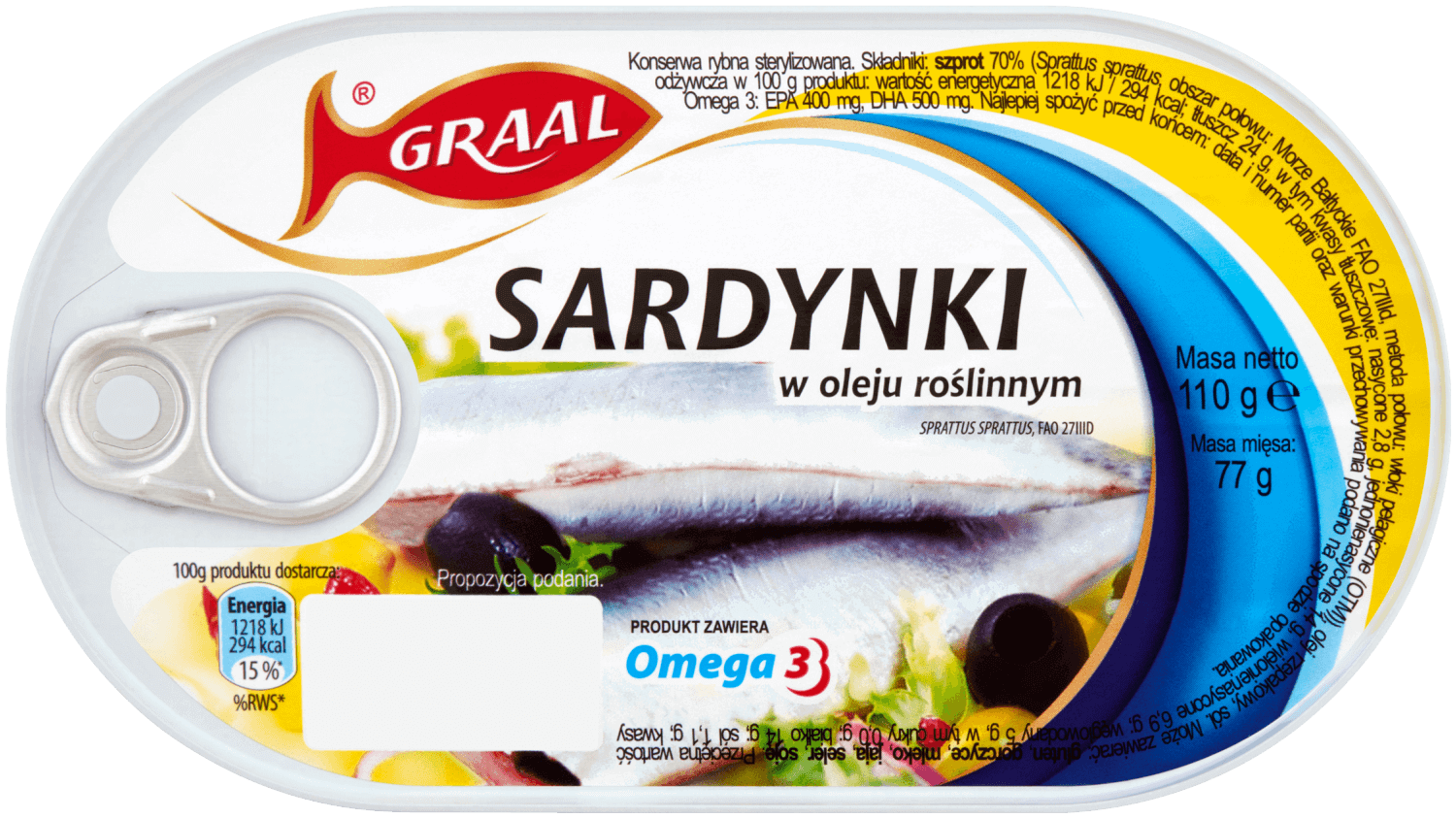 Sardynki w oleju roślinnym | Graal