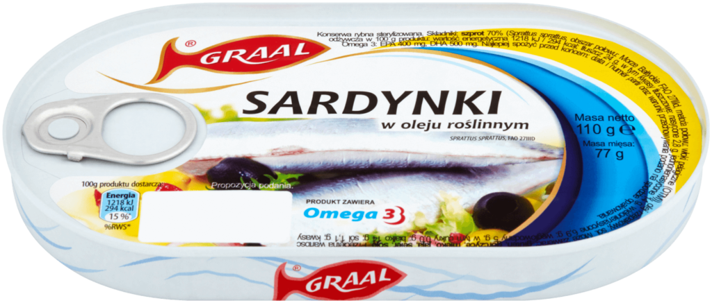 Sardynki w oleju roślinnym | Graal