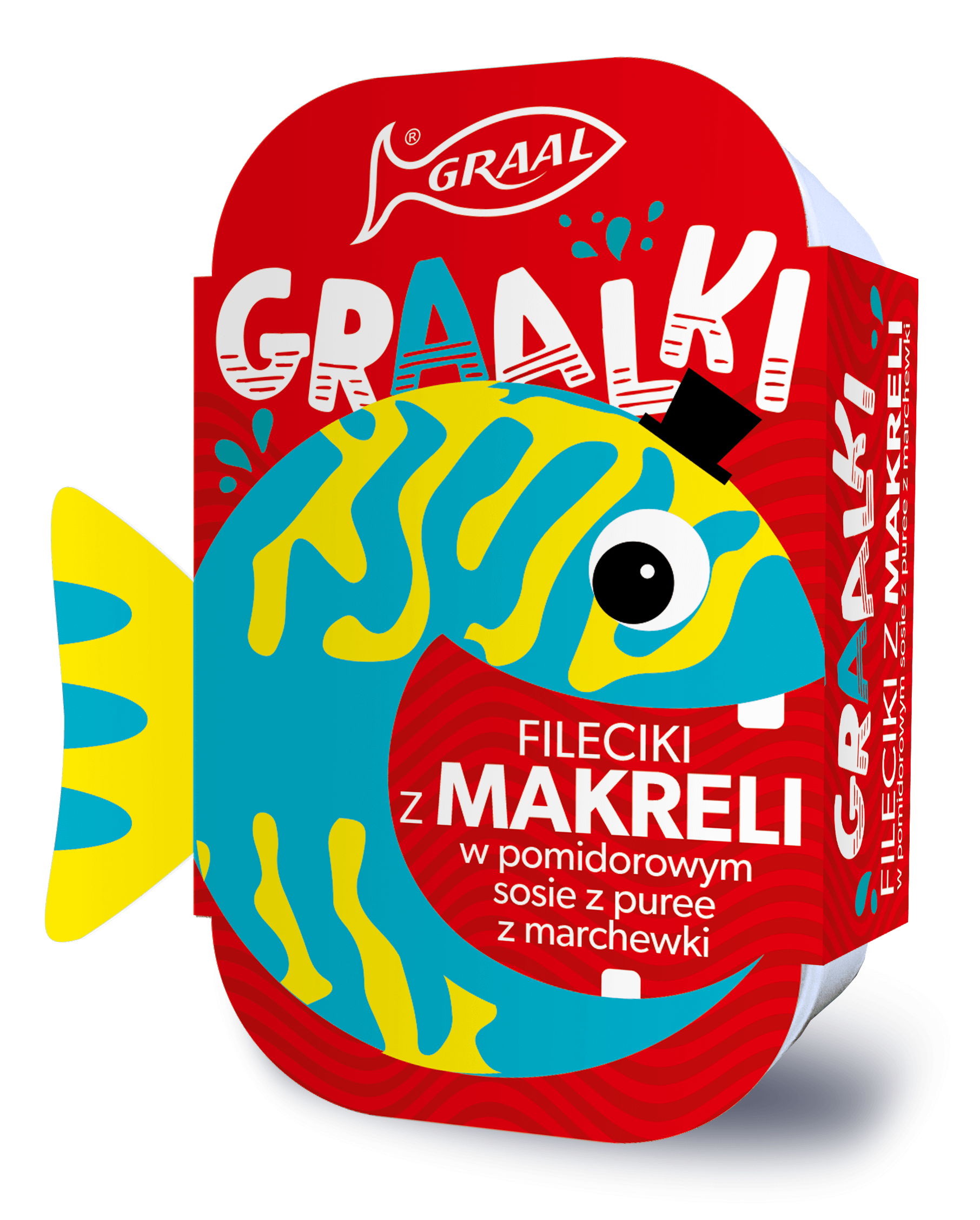 Graalki – Fileciki z makreli w sosie pomidorowym z puree z marchewki ...